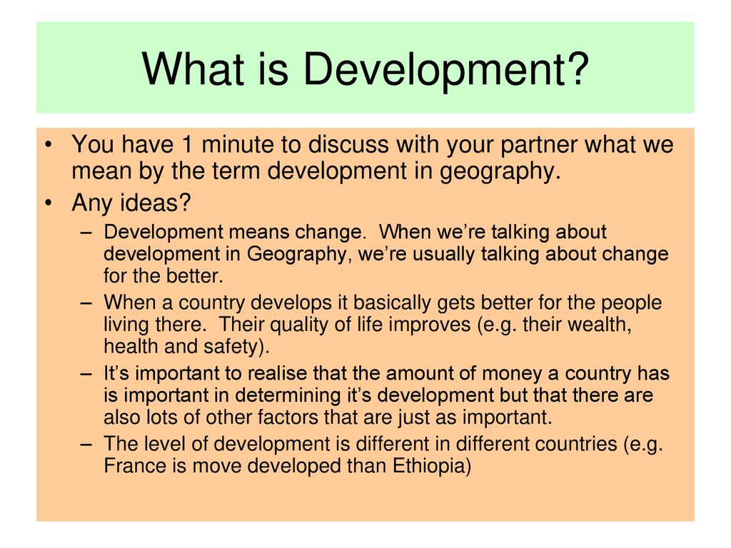 What is development store